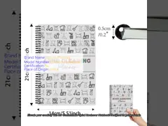 Customizable Spiral Hardcover Notebook A5 with Bold Color Scheme and Personalization Option Logo Printing