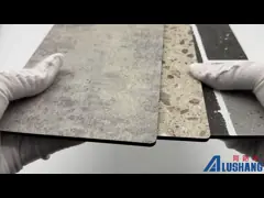 너비 1500mm 발코니 대리석 알루미늄 복합판 3mm 알루미늄 지붕판