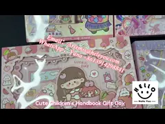 China Cute Stationery Journaling Set Notebook Stickers Children's Handbooks for sale