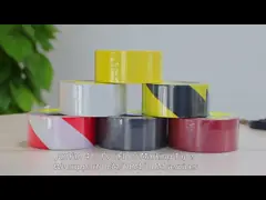 China Polyvinyl Chloride PVC Floor Marking Tape 0.13mm - 0.18mm Red Floor Marking Tape for sale