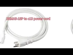 NEMA 5-15P to C13 Power Cord