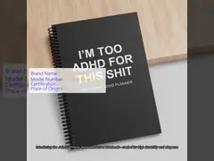 Embossed Personalized Notebook High Durability for Your Design Technique