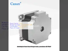 Casun Nema 23 Factory Prices 780mN.m 3.4V High Tough Hybrid Stepper Motor for CNC