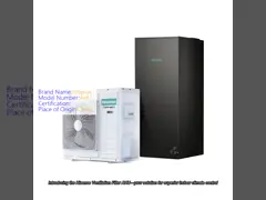 China F9 Efficiency Pleated Ventilation Filter 3600m3/H 220V for sale