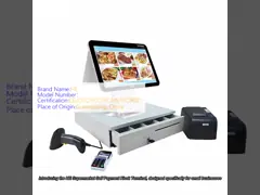 Supermarket Self Payment Kiosk Terminal 2 Οθόνη αφής για μικρές επιχειρήσεις