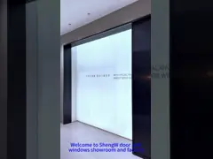 5 shutter glass sliding doors