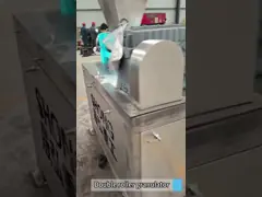 Double roller granulator