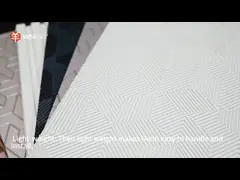 Modern Design Embossed Veneer Acoustic Panels 1200x2400mm for Office Use