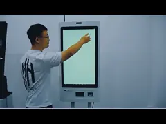 China Self Ordering Kiosk Self Service Ticket Printer Card Reader Payment Touch Screen Kiosk with Barcode Reader POS for Restaurant for sale