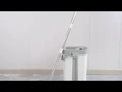 China 360 Degree Flat Mop With Bucket Steel 7L Rotary Sewage Separation Floor Cleaning for sale