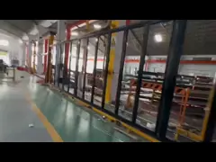 China Hurricane Proof Sound Insulation Double Glazed Bi - Folding Door Aluminum Patio Folding Glass Door for sale