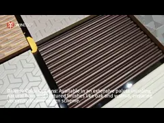3D Design Embossed Decorative Veneer Panels For Home Decoration And Office Use