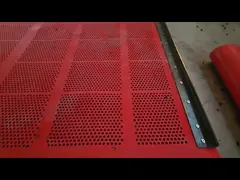 China 1.25m Self-Cleaning Rubber Panel for Vibrating Screens 6-16mm Thickness for sale
