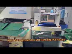 PCBA 100%AOI проверка после AMT из завода Ring PCB