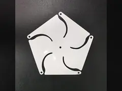 Blancos de sublimación de plástico Molinillo de viento de sublimación de plástico personalizado