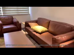 BESTON Furniture Office Room Furniture Sofa Modern Leather Sofa And Coffee Table Set