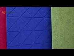 12mm 24mm 3D Polyester Fiber Acoustic Panel , Mold Resistant Polyester Acoustic Board