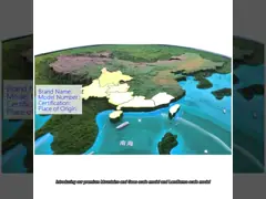 China 1:50 1:100 1:500 Map Models Mountains Landform Model For Countries And Regions for sale