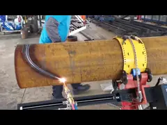 China SERVO MOTOR High Frequency CNC Plasma Pipe Cutting Machine/Orbital Pipeline Cutter 507*460*800mm for sale