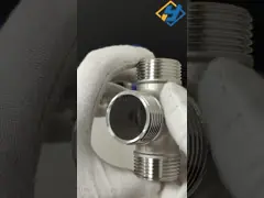 High Quality Stainless Steel Thread Cross Pipe Fittings Customizable Sizes Directly Manufactured