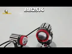 White Yellow Luces Fog Lights Aluminum 12-80V Motorcycle Lights BB2514