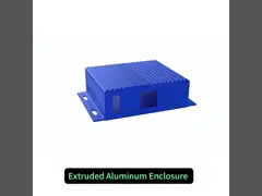 118*41*150mm Aluminum Heat Sink Case Split Body Enclosure For Switch Network