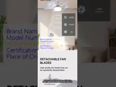 Modern LED Ceiling Fan Light E27 Remote Control 3 Colors Changeable Indoor Home Decoration Bedroom LED Fan Light