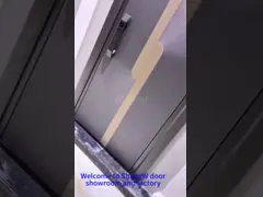 Two color aluminum door
