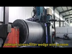 Cina In acciaio inossidabile Johnson Wedge Filter Screen Acqua ben schermo di forma circolare in vendita