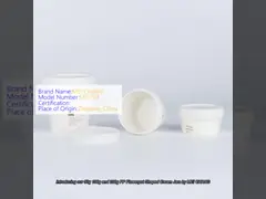 50g 100g 200g PP Flowerpot Shaped Cream Jars