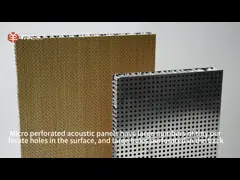 China Premium Honeycomb Core Micro-Perforated Acoustic Panels for Sound Control for sale