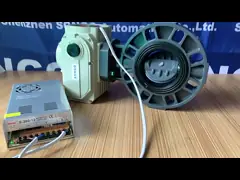 China UPVC Wafer Motorized Actuator Butterfly Valve 3 Inch 220VAC IP65 Ip68 10bar Waterproof for sale