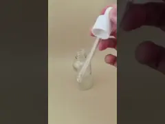 Delicate Design Clear Smooth Round Dropper Bottle for Skincare