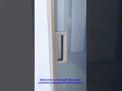 Aluminum sliding door
