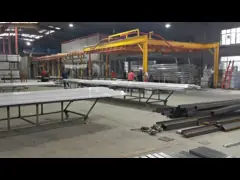 Línea de Pintura en Polvo para Perfiles de Aluminio de Diversos Tamaños