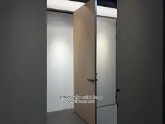 Aluminum-wood door