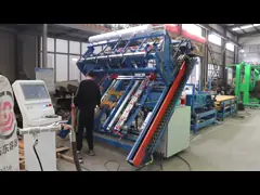 China Automatic Stringer Pallet Production Line Stringer Pallet Nailing Machine for sale