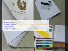 China CR80 54*85.6MM Card Body Material Inkjet PVC Card Printer for Precise and Accurate Printing for sale