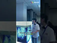 China led crystal film screen transparent screen film screen holographic waterproof high-definition transparent screen crystal film screen for sale