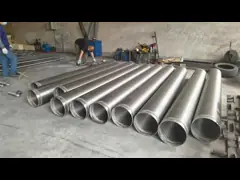 China Full Welded Pipe Base Screen Perforated Casing Pipe Male / Female Threaded for sale