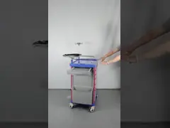 China Emergency Crash Cart with 5 Drawers Defibrillator Platform IV Pole for sale