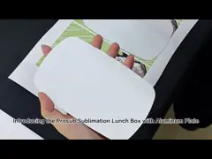 Photos Printing Sublimation Lunch Box Blank With Aluminum Plate Printing