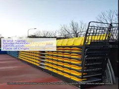 Retractable Seating Football Stadium Chair Padel Court Foldable Vip Stadium Bleacher Chairs Outdoor