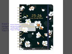 China Custom Spiral Hardcover Notebook with Logo Printing A5 Size for sale