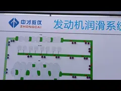 China Metal Training Board for Automotive Engine Lubrication System for sale