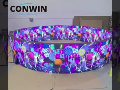 China Soft flexible Led Screen Tv Display P3 Indoor Flexible Led Panel Sexy Screen Price for sale