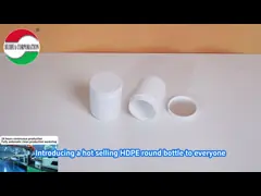 China 600ml Clear Plastic Cylinder HDPE Bottle For Medicine Packaging With Good Sealing Eco-Friendly HDPE600-D146 for sale