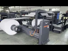 Twin Knife Paper Sheeting Machine Paper Reel To Sheet Cutting Machine