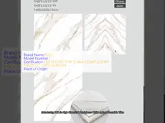 High Chemical Resistance White Indoor Porcelain Tiles with Low Water Absorption in White