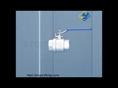 Stainless Steel Valve High Temperature 2 Piece Ball Valve SS 304/316